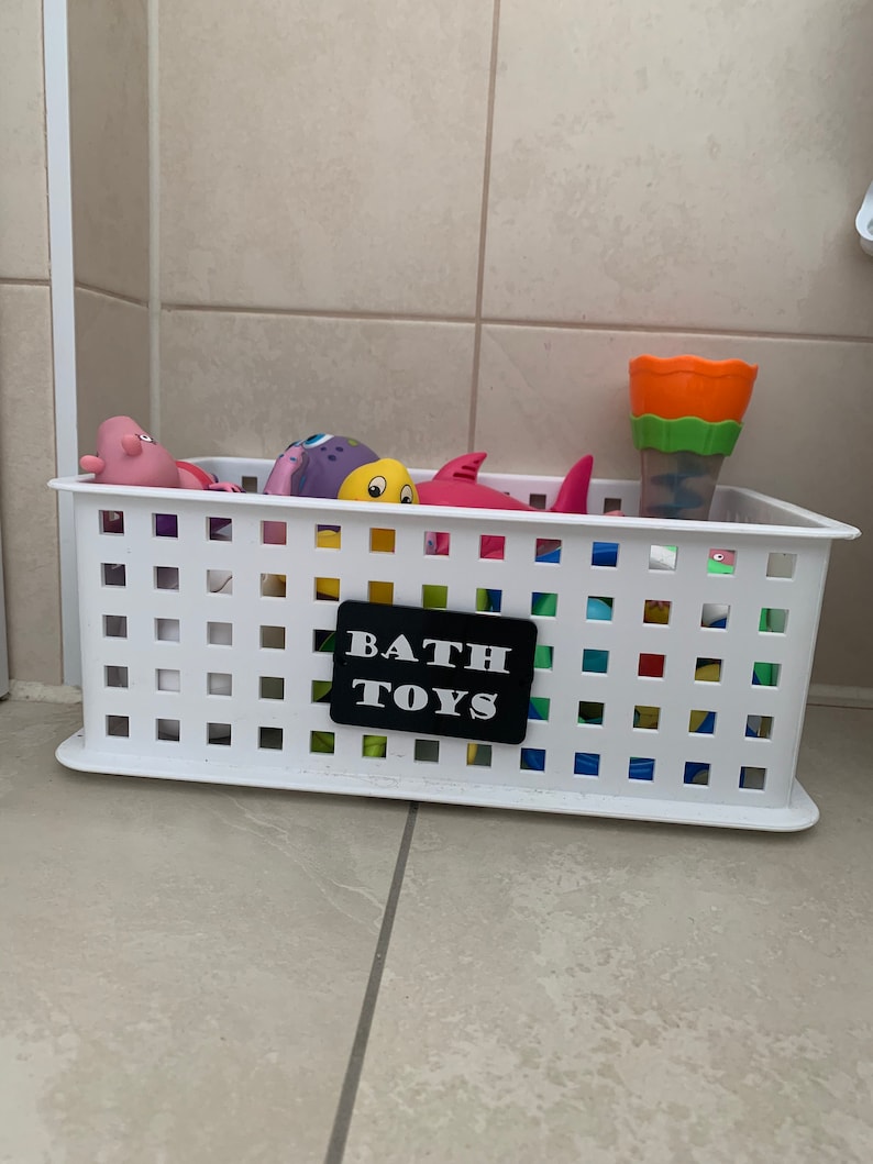 Custom Acrylic Tags With Vinyl Labels & Stickers - Etsy