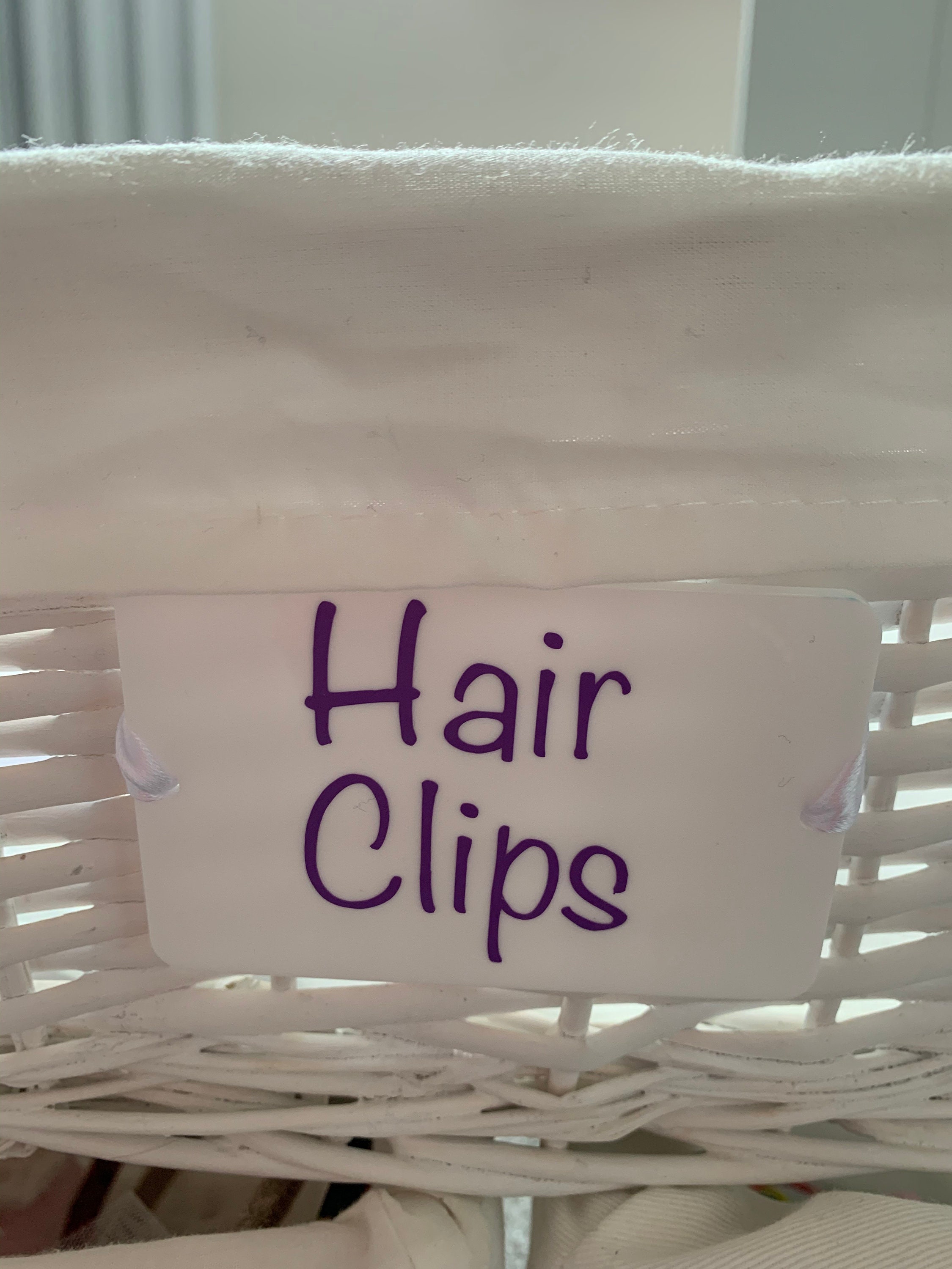 Custom Acrylic Tags With Vinyl Labels & Stickers - Etsy