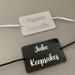 Custom Acrylic Tags With Vinyl Labels & Stickers - Etsy