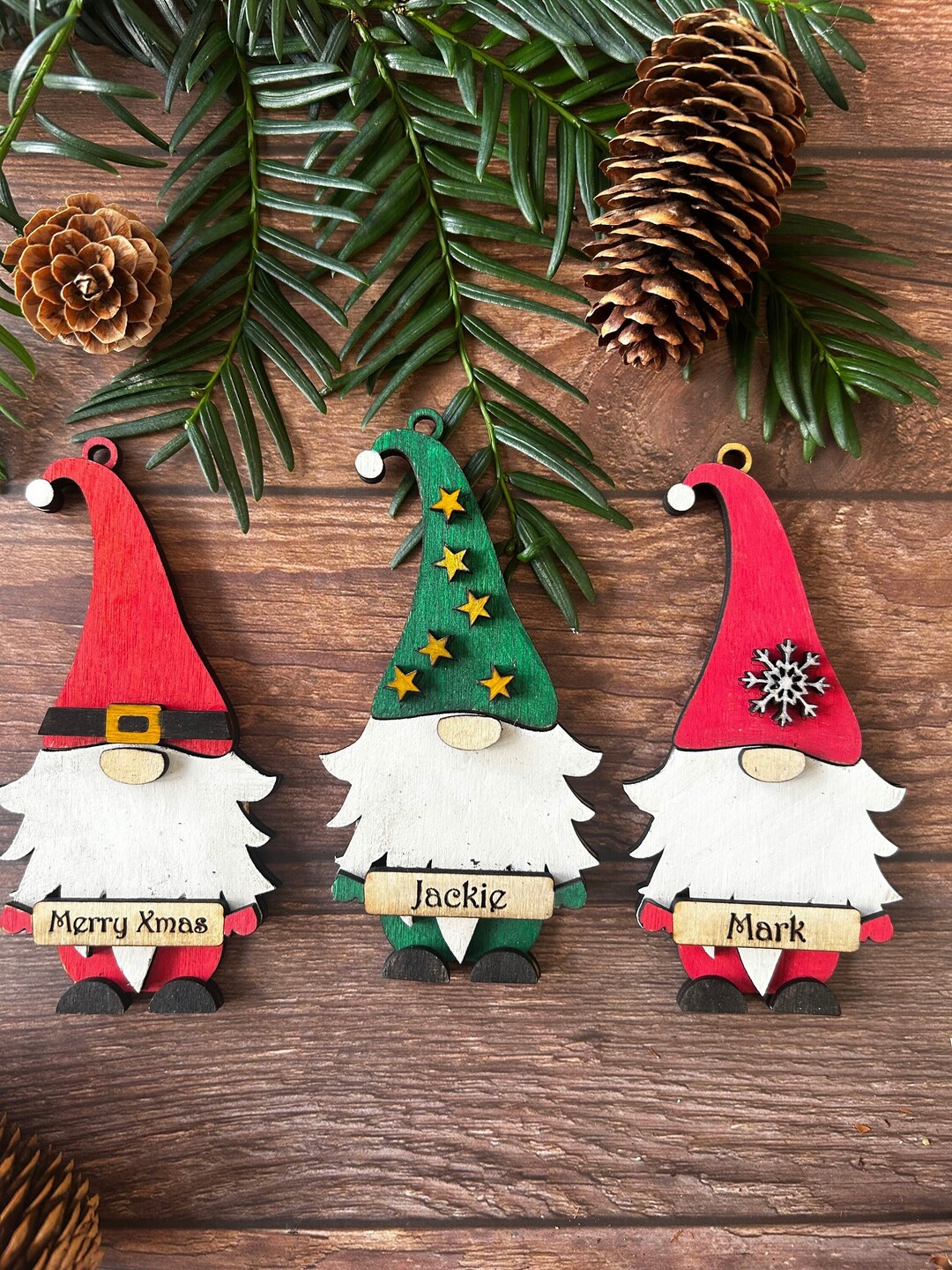 Custom Christmas Gonk Christmas Tree Decoration Hand Painted - Etsy