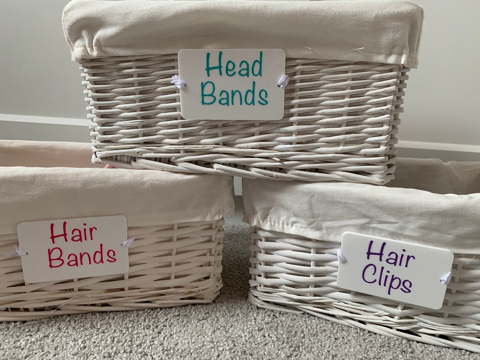 Custom Acrylic Tags With Vinyl Labels & Stickers - Etsy