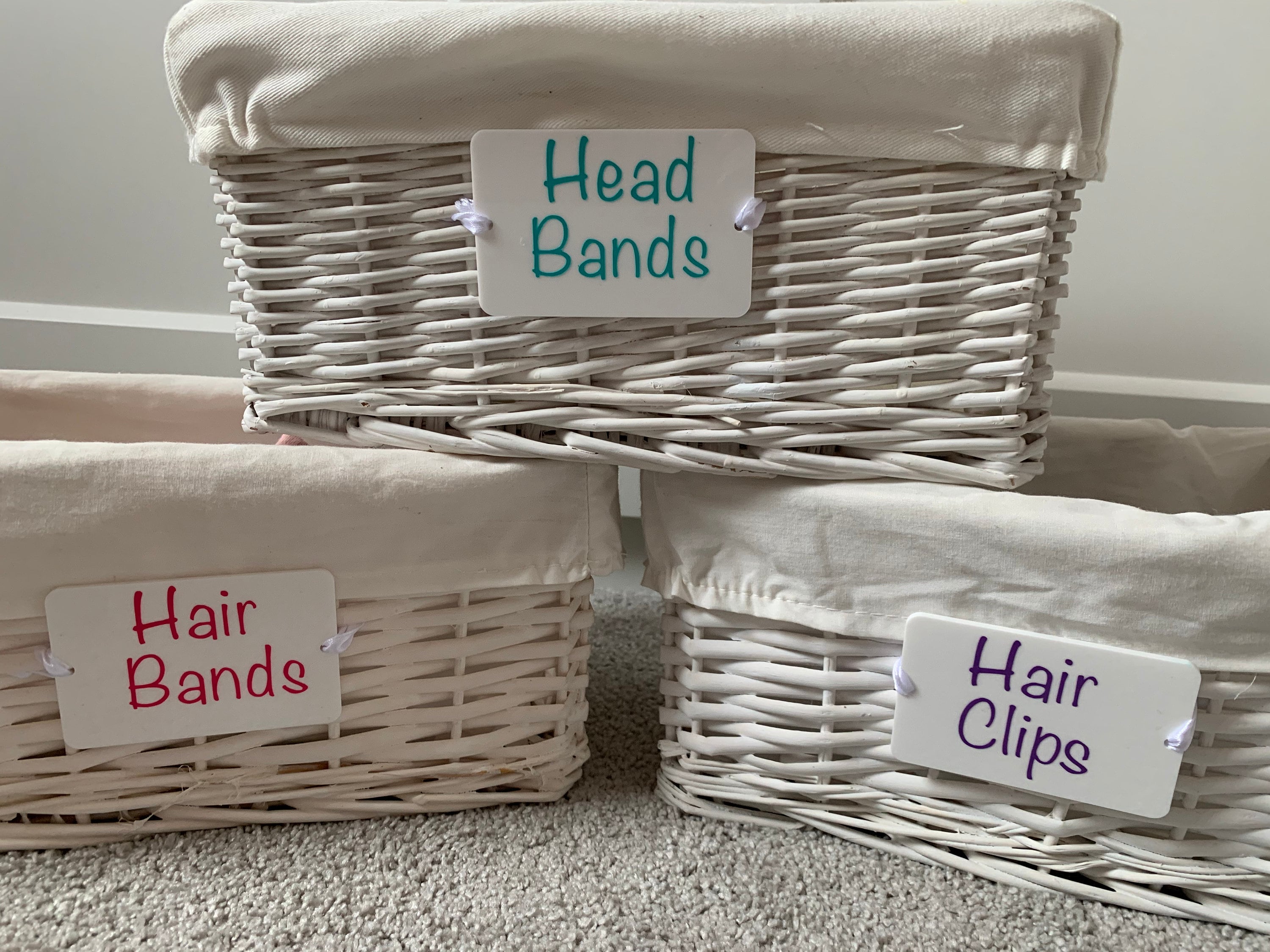Custom Acrylic Tags With Vinyl Labels & Stickers - Etsy
