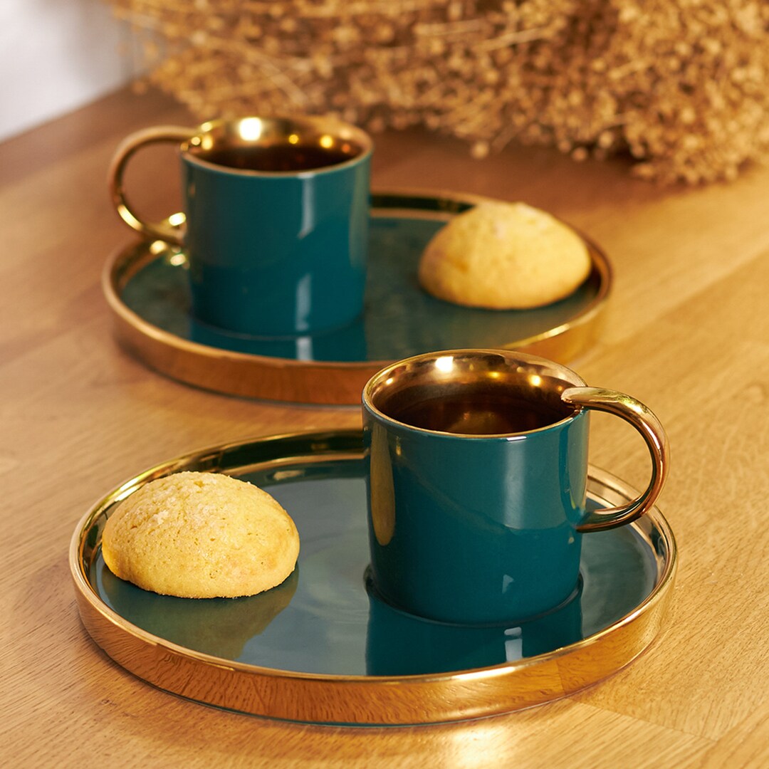 Turkish Coffee Set Porcelain Set Turkish Coffee Cups - Etsy