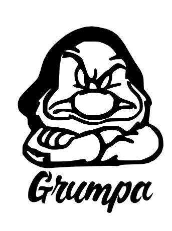 Grumpa SVG Grumpy From the Seven Dwarfs - Etsy