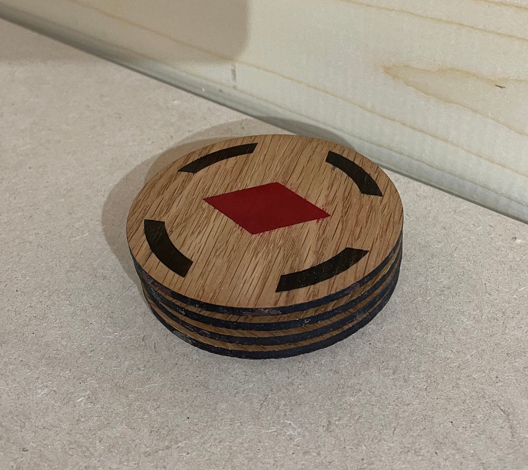 Poker Chip Coasters - Etsy