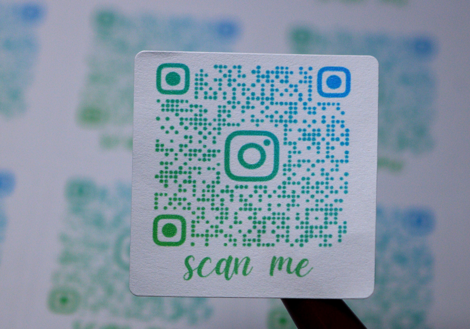 Custom instagram QR code stickers/ logo stickers/ business | Etsy Custom instagram QR code stickers/ logo stickers/ business | Etsy