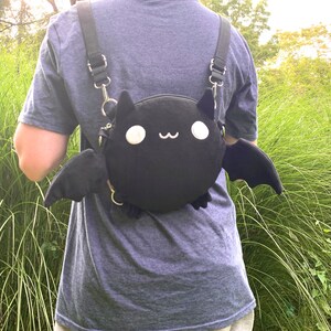 Cute Plush Bat Mini Crossbody Bag / Backpack - New Higher Quality ...