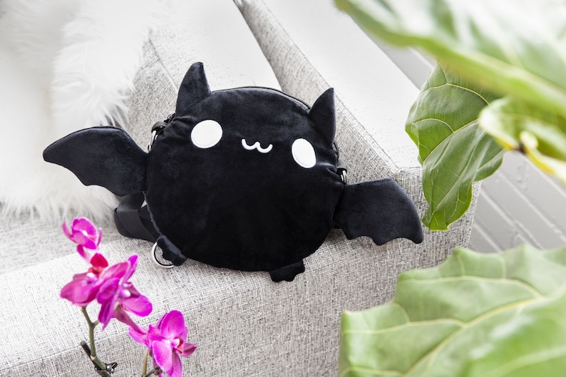 Cute Plush Bat Mini Crossbody Bag / Backpack - Etsy