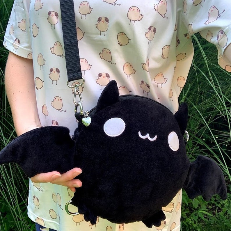 Cute Plush Bat Mini Crossbody Bag / Backpack - Etsy