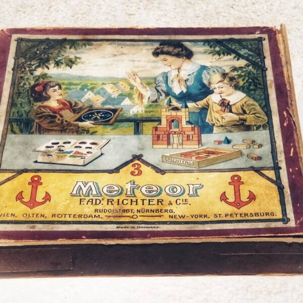 Antique Board Game - Etsy