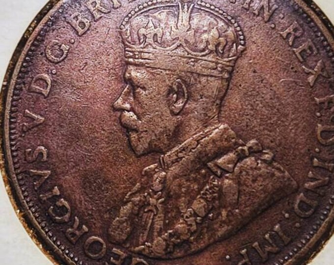 AU 1920 Australian Coin Penny With Dot Below Scroll Rare - Etsy
