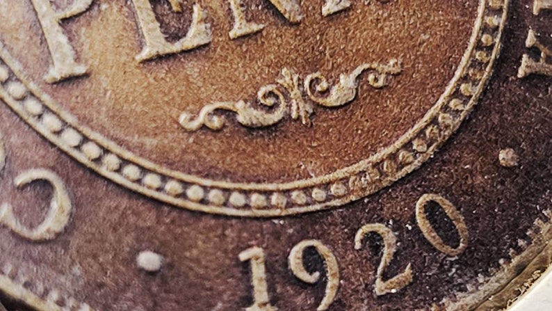 AU 1920 Australian Coin Penny With Dot Below Scroll Rare - Etsy