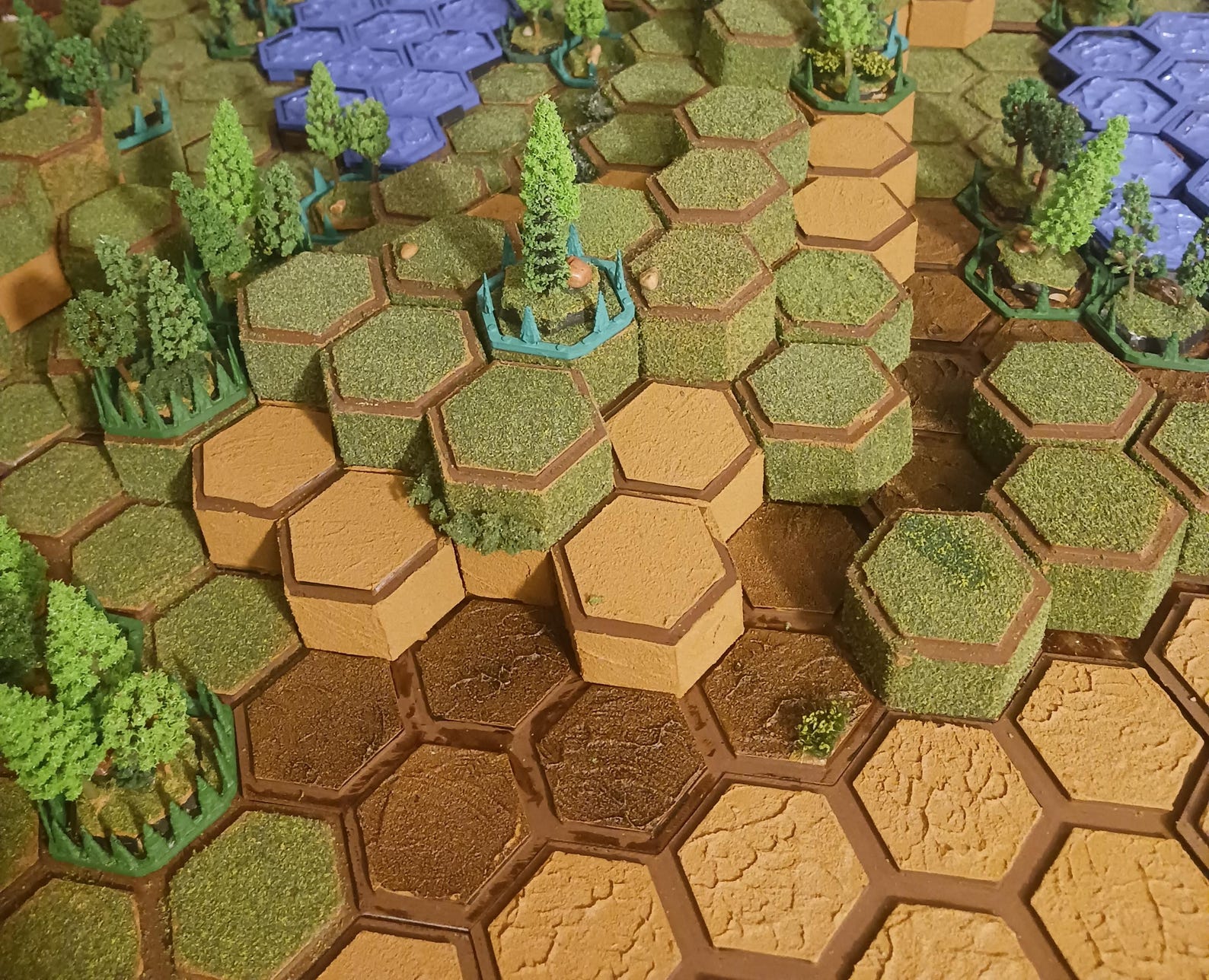 Modular Hex Tiles | Miniature Wargaming | Terrain | 3D Printing | Hex ...