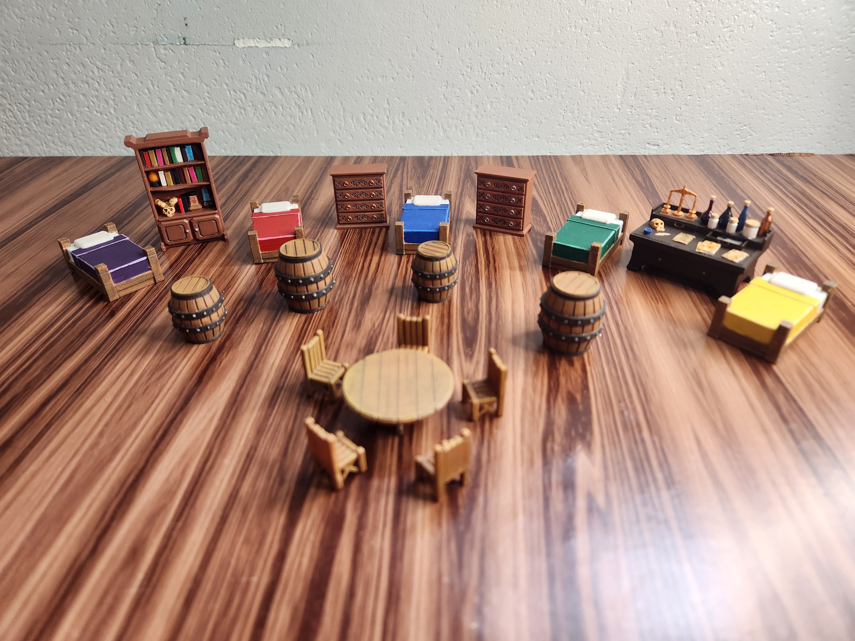 PAINTED 3D Printed Tabletop RPG Furniture - Etsy
