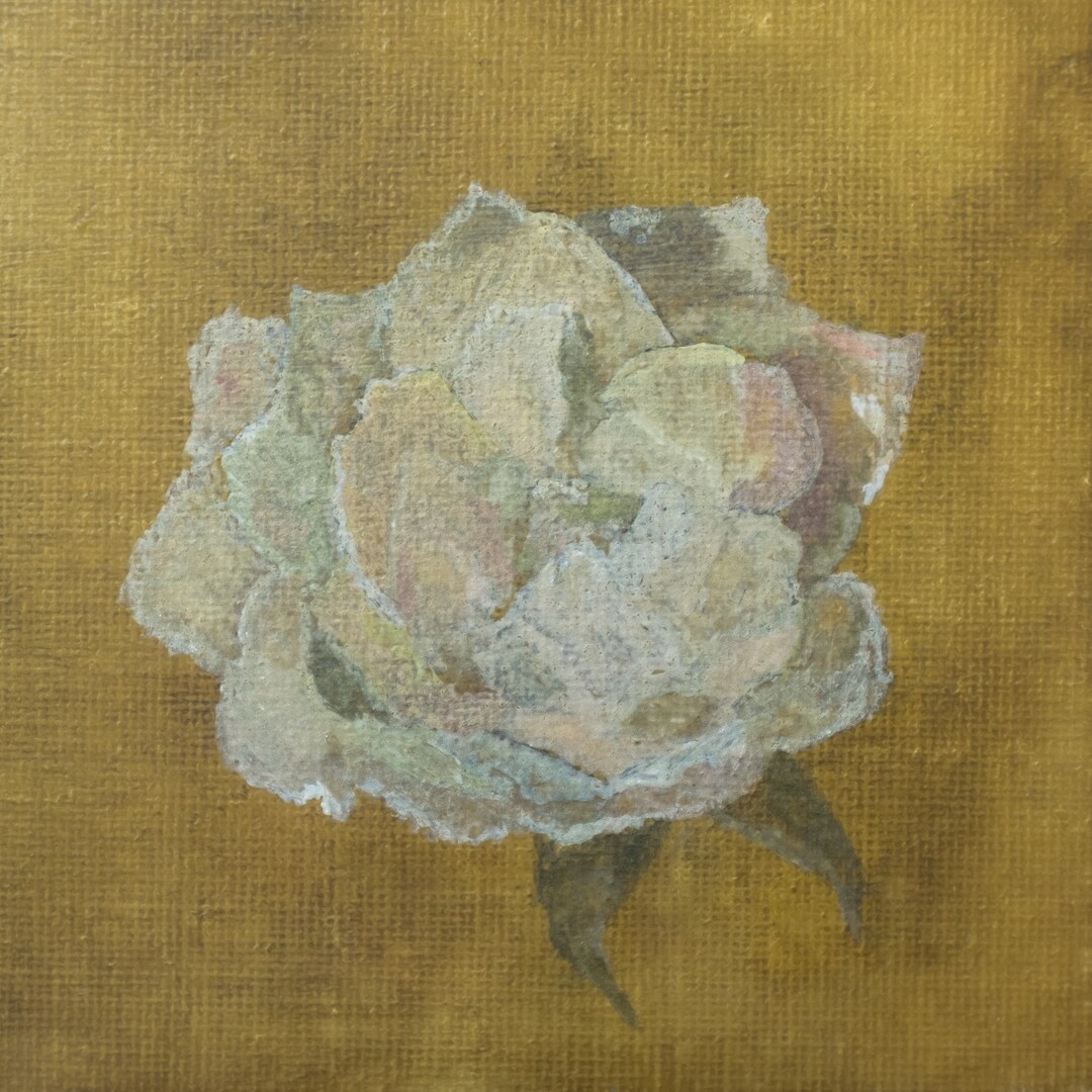 A Flower in Ochre Print - Etsy
