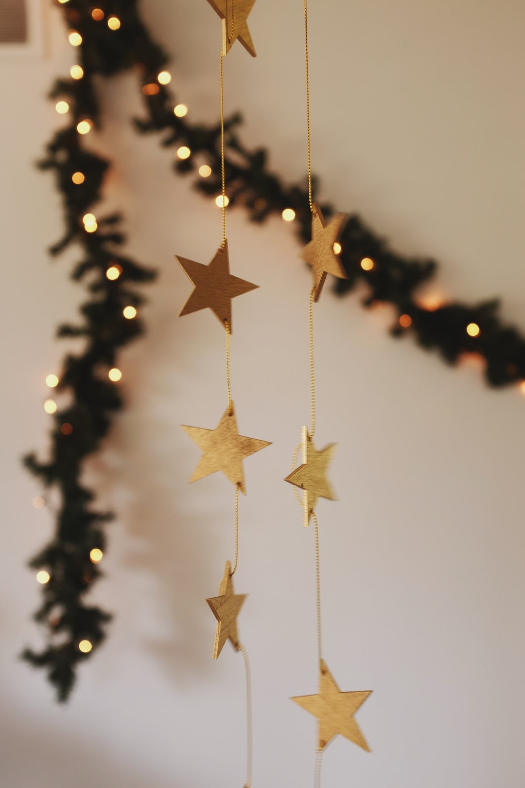 Golden Star Garland - Etsy