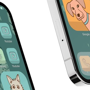 Cute Dog App Icon Pack I Stylish Icons for Android and iPhone I Manga ...