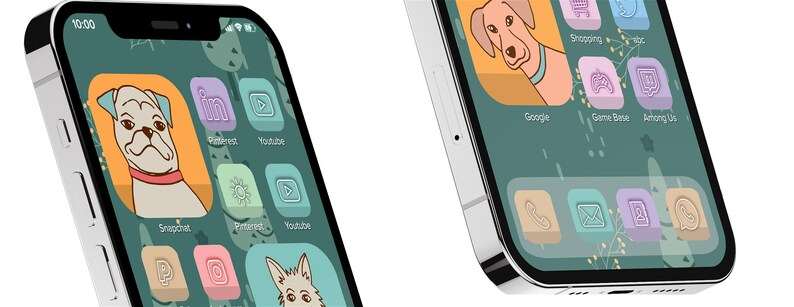 Cute Dog App Icon Pack I Stylish Icons for Android and iPhone I Manga ...