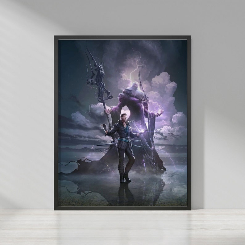 Final Fantasy 16 Eikon Pose Poster - Many Sizes - Etsy