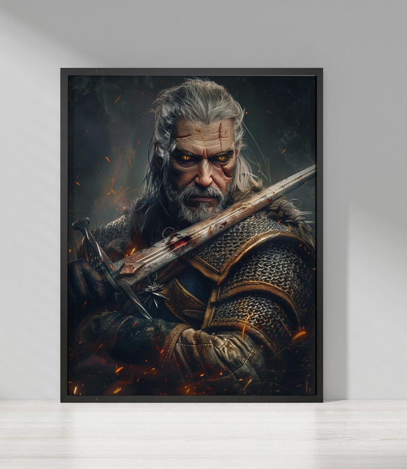 Witcher 3 Poster Character Poster Posters I Gerald Ciri Yen High Render ...