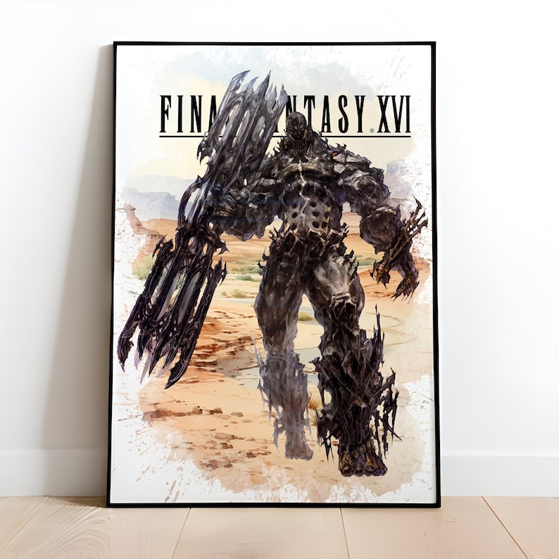 Final Fantasy 16 Eikon Poster - Esper I Ifrit I Shiva I Bahamut I Odin ...