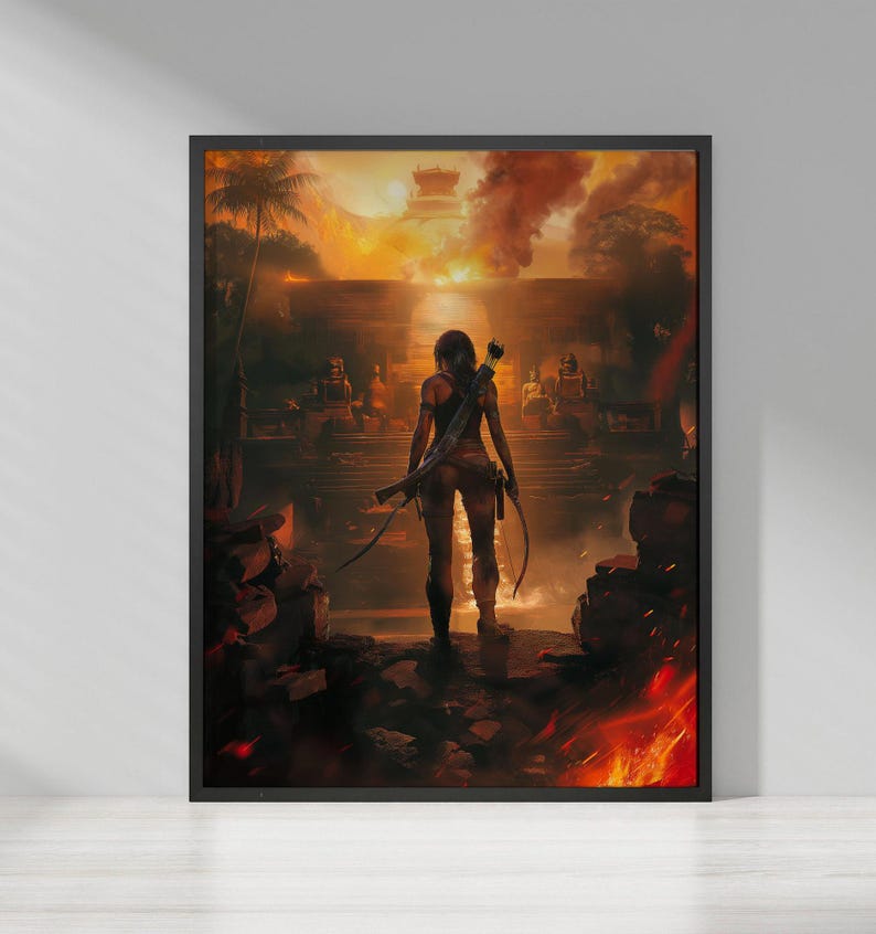 Lara Croft Poster Character Poster Posters Tomb Raider I CGI I High ...