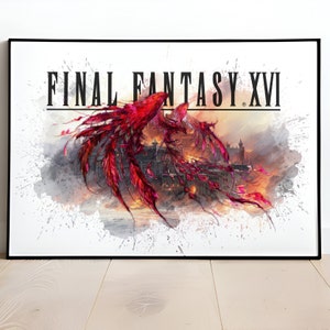 Final Fantasy 16 Eikon Poster - Esper I Ifrit I Shiva I Bahamut I Odin ...