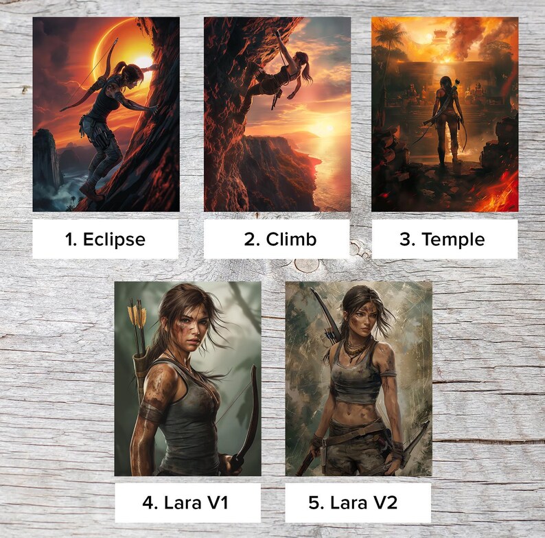 Lara Croft Poster Character Poster Posters Tomb Raider I CGI I High ...