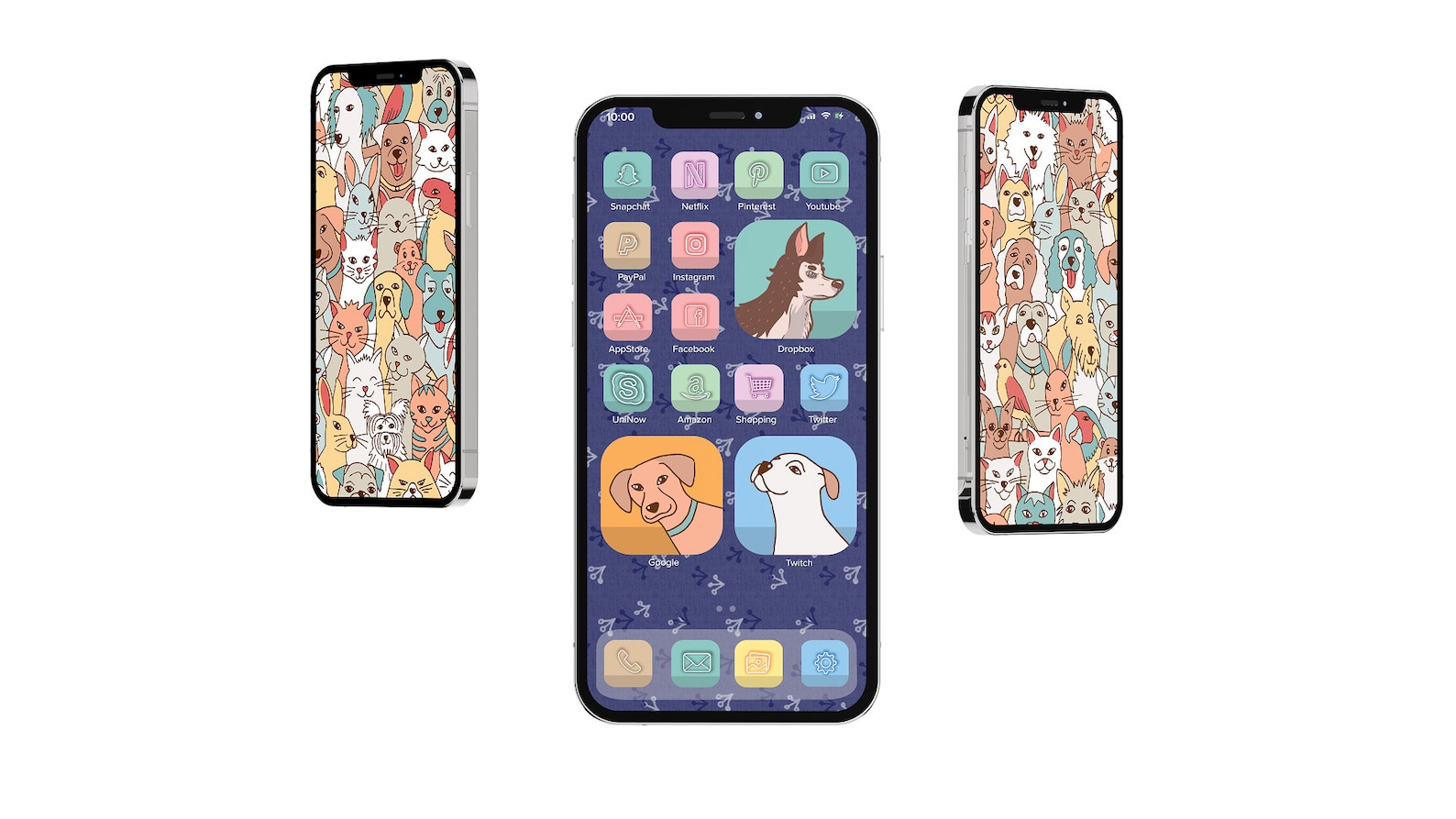 Cute Dog App Icon Pack I Stylish Icons for Android and iPhone I Manga ...