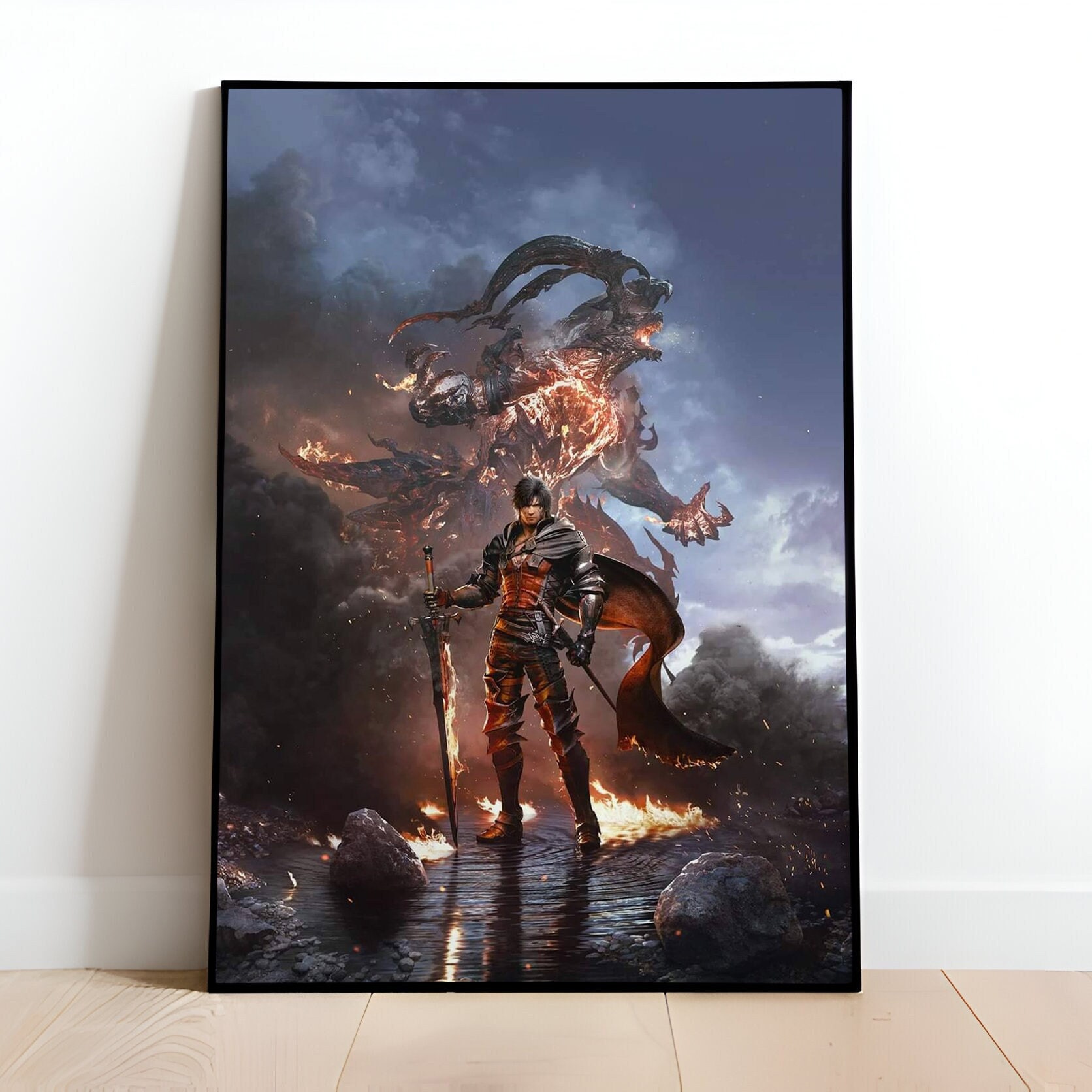Final Fantasy 16 Eikon Pose Poster - Many Sizes - Etsy