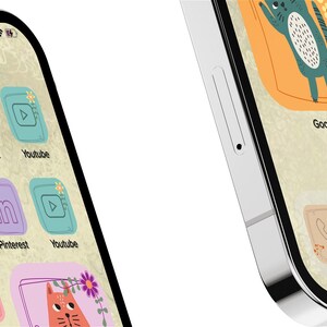 Cute Cat App Icon Pack I Stylish Icons for Android and iPhone I Manga ...