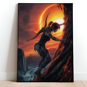Lara Croft Poster Character Poster Posters Tomb Raider I CGI I High ...