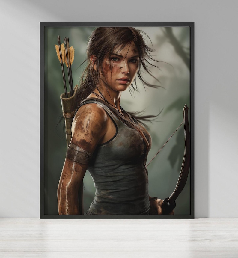 Lara Croft Poster Character Poster Posters Tomb Raider I CGI I High ...