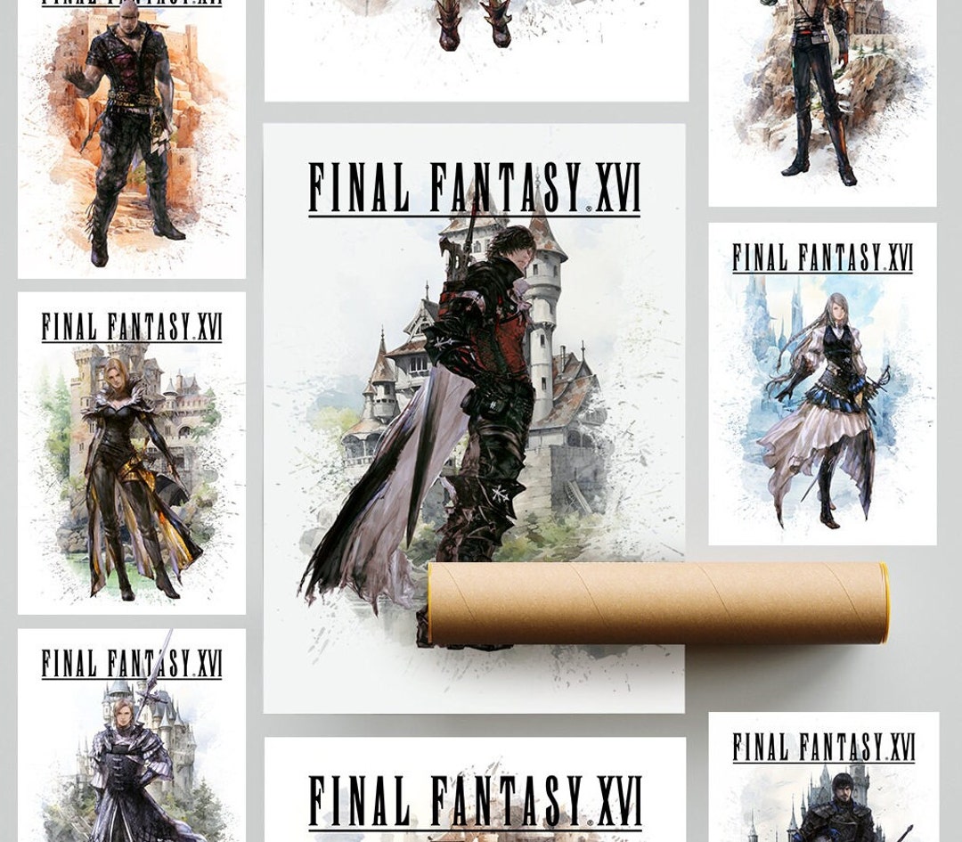 Final Fantasy 16 Character Posters Many Sizes - Etsy