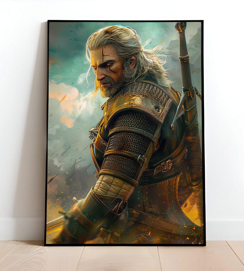 Witcher 3 Poster Character Poster Posters I Gerald Ciri Yen High Render ...