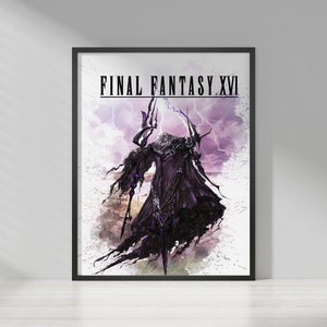 Final Fantasy 16 Eikon Poster - Esper I Ifrit I Shiva I Bahamut I Odin ...