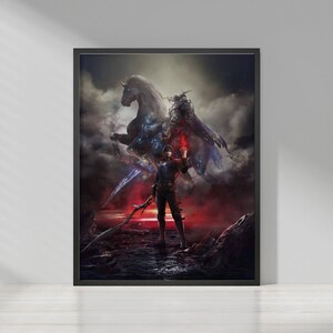Final Fantasy 16 Eikon Pose Poster - Many Sizes - Etsy