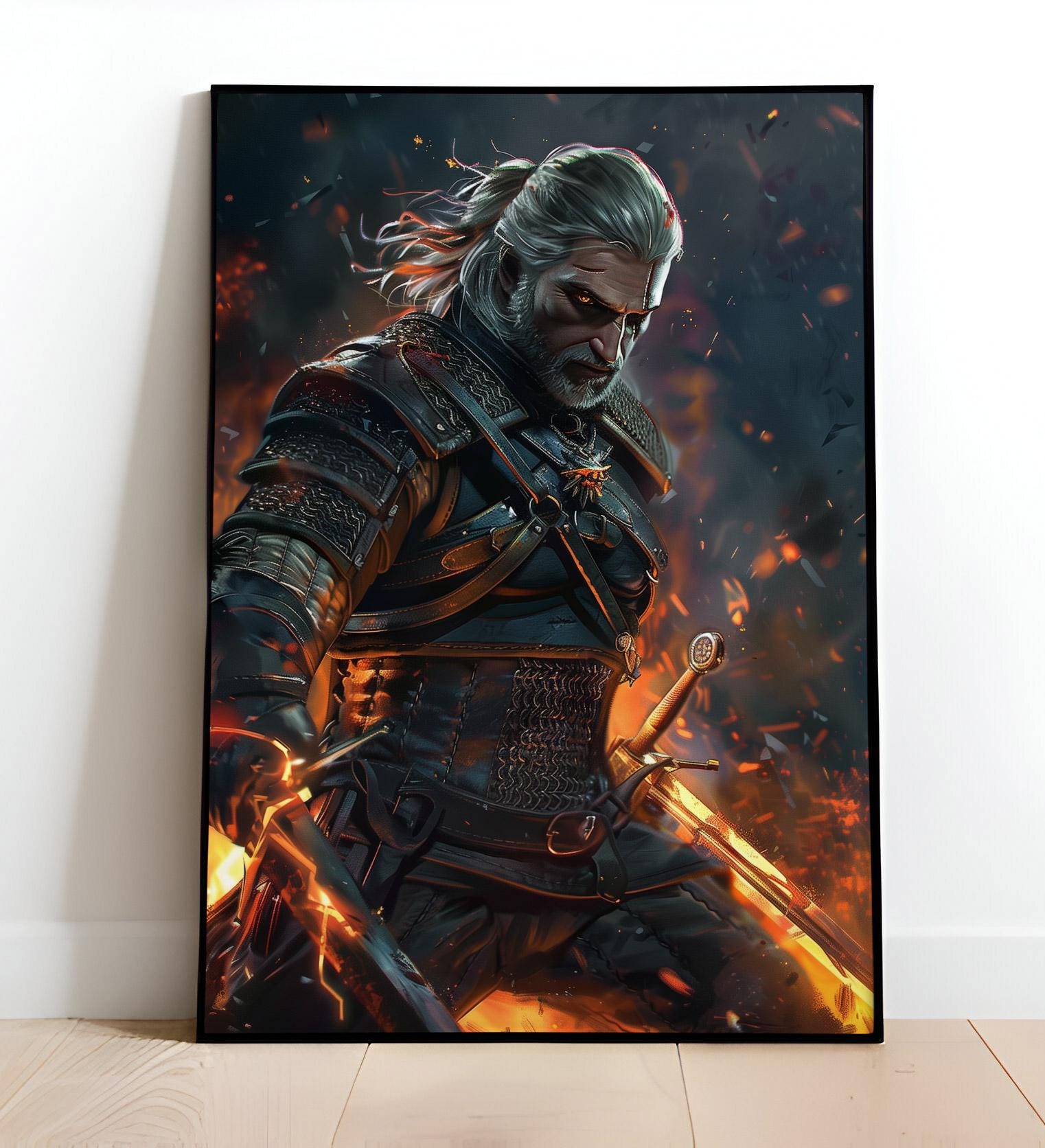 Witcher 3 Poster Character Poster Posters I Gerald Ciri Yen High Render ...