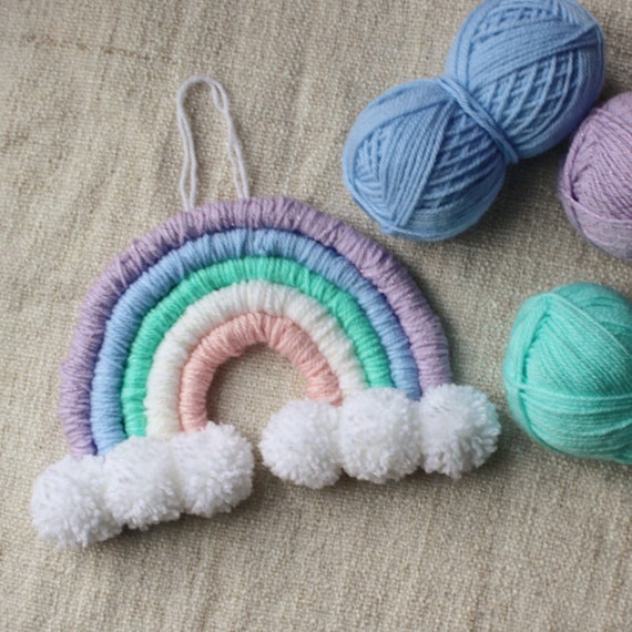 Rainbow Wall Hanging - Etsy