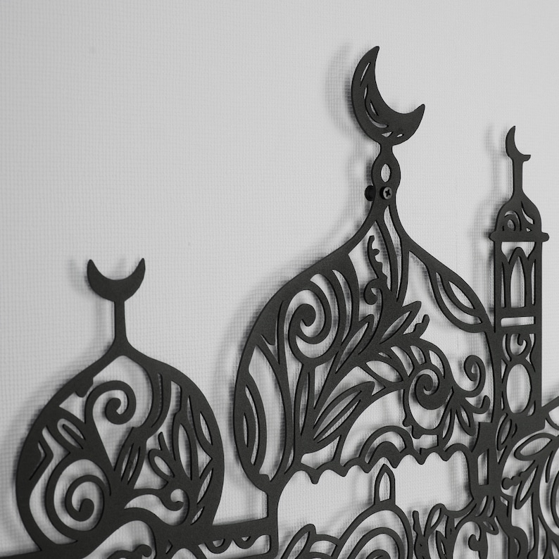Islamic Wall Art Metal Masjid Wall Decor Plants Mosque Wall - Etsy Canada