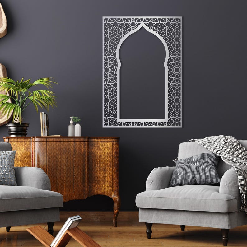 Metal Mihrab Wall Art: Islamic Home Decor, Ramadan Eid Gift - Etsy