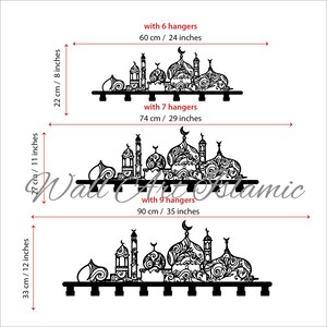 Wall Decor Hanger&flowery Mosque, Islamic Line, Flower Mosque Gift ...