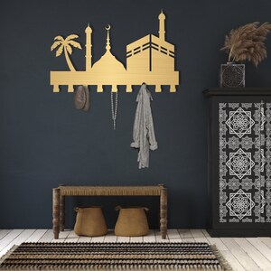 Mecca Kaaba Metal Coat Rack&date Tree Clothing Rack, Coat Hat Hanger ...