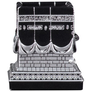 Gold 3D Kaaba Islamic Art: Velvet Mecca Decor With Swarovski Stones - Etsy
