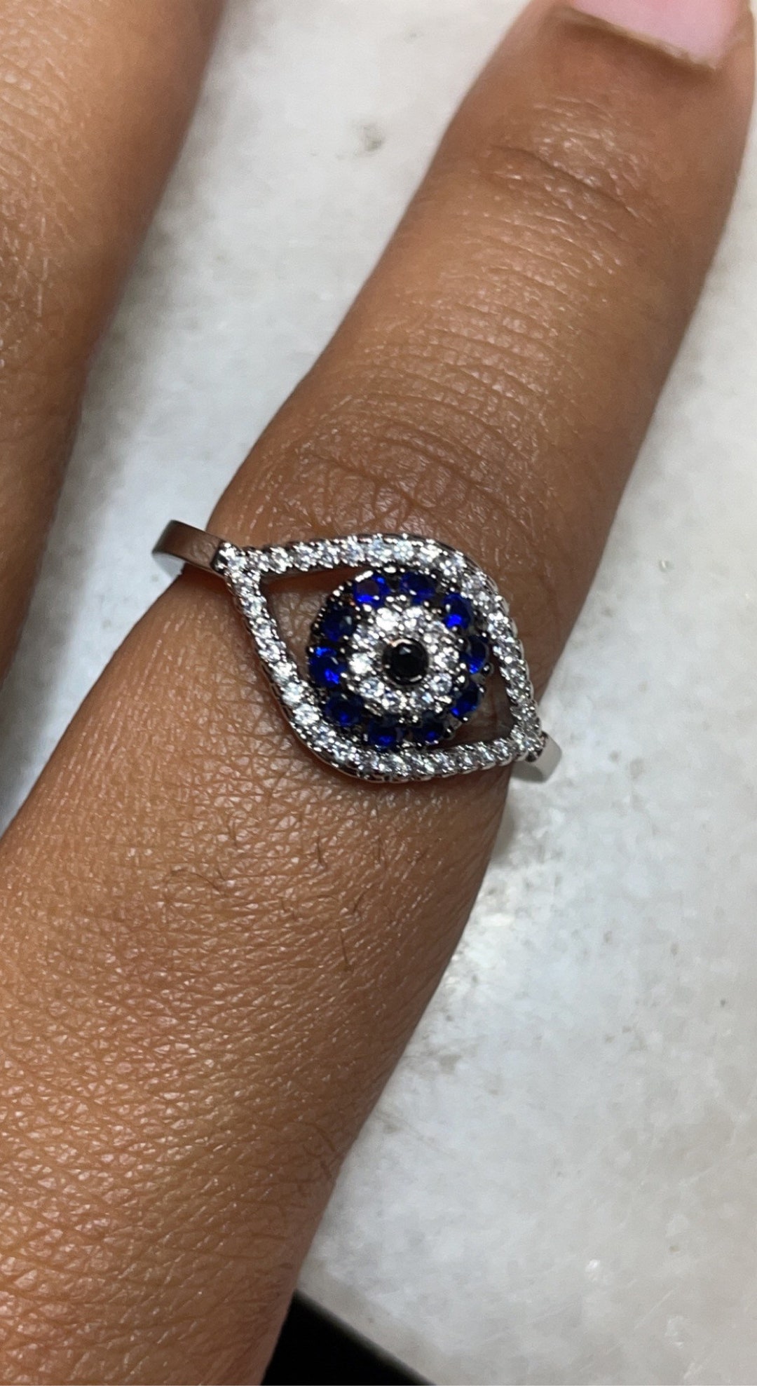 Evil Eye Ring - Etsy