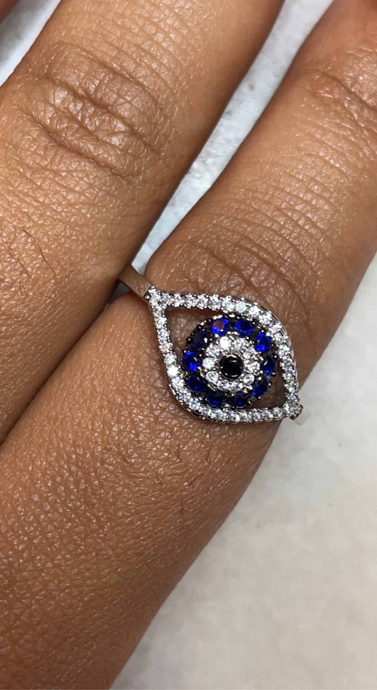 Evil Eye Ring - Etsy