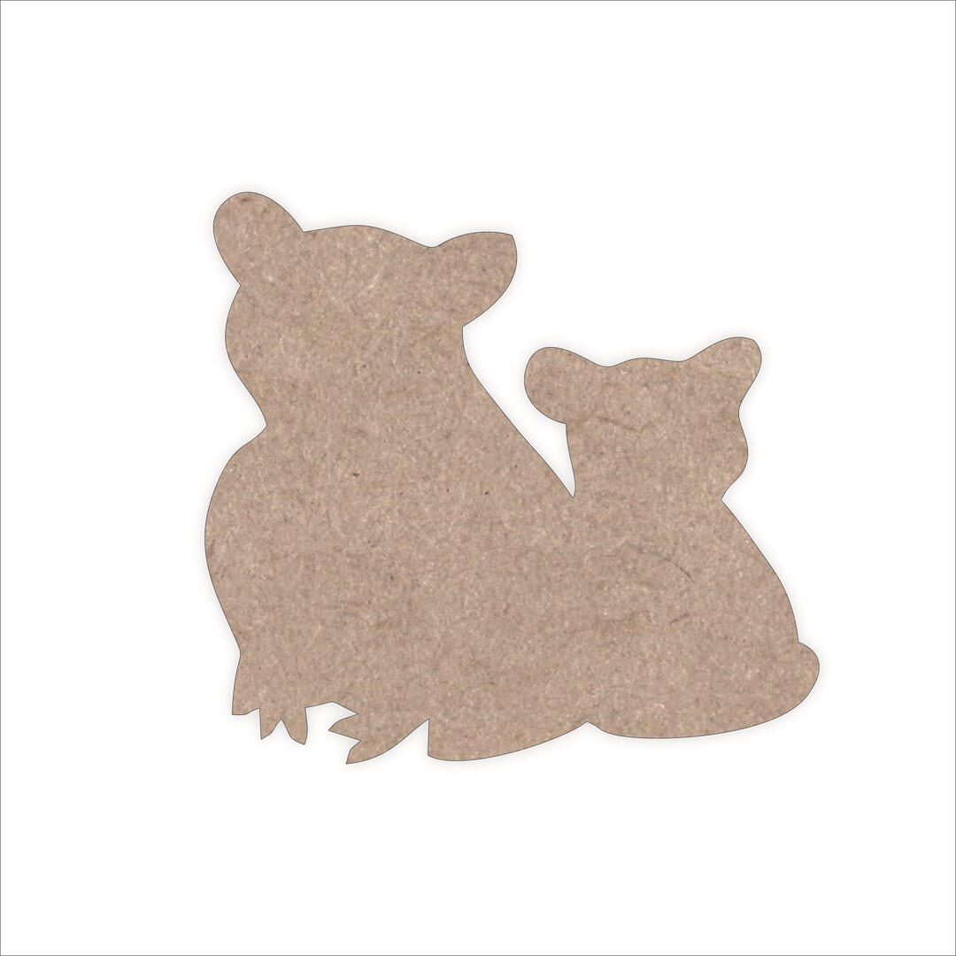 MDF Wooden Animal Shapes Wooden Laser Cut Outs Wood Crafts Decoration ...