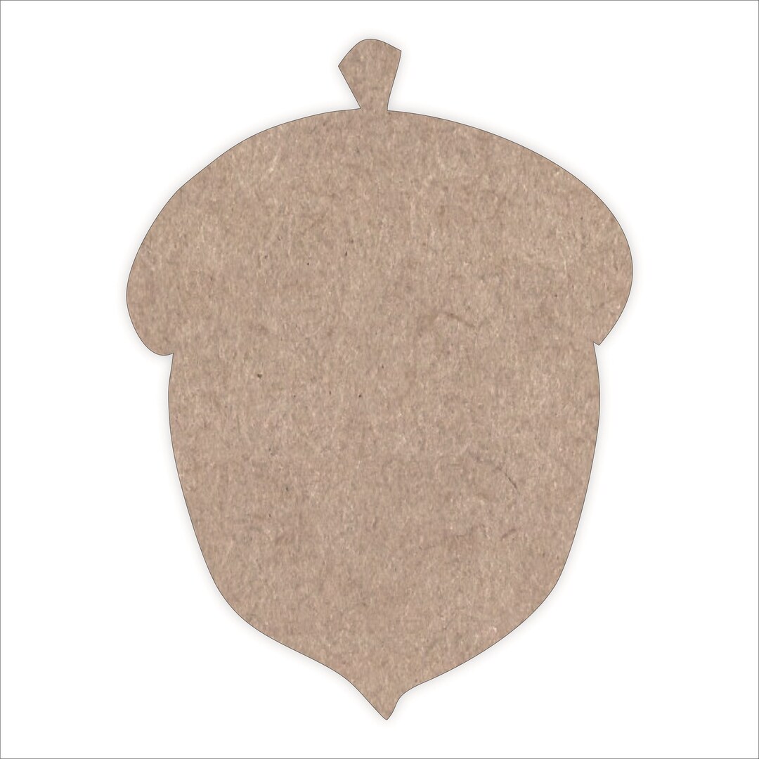 Wooden Acorn MDF Craft Shapes, Blank, Scrapbook, Decoration ...