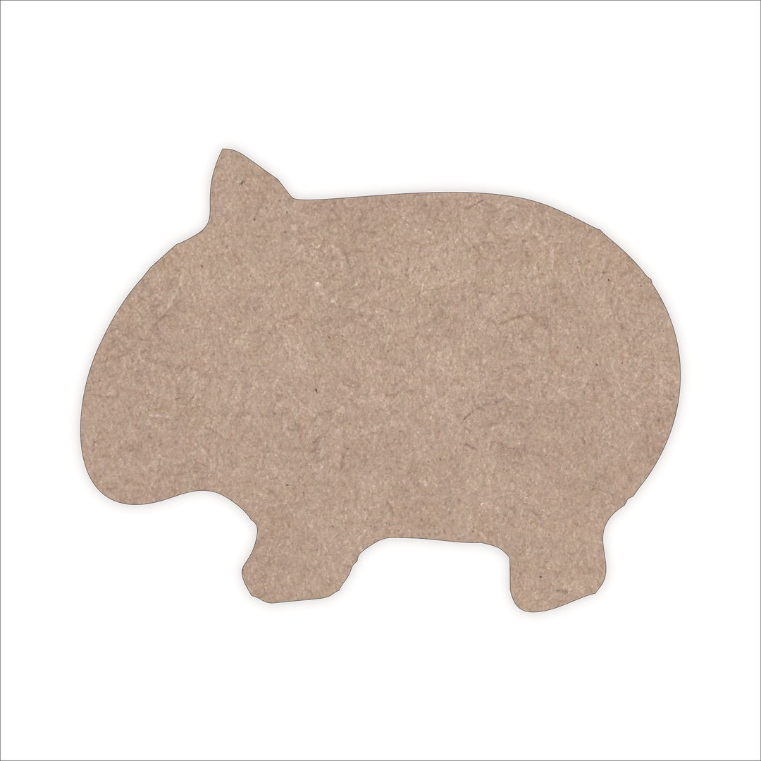 Wooden Pig Cut Out, Wood Blanks Craft DIY, Home Decor, Embellishments ...