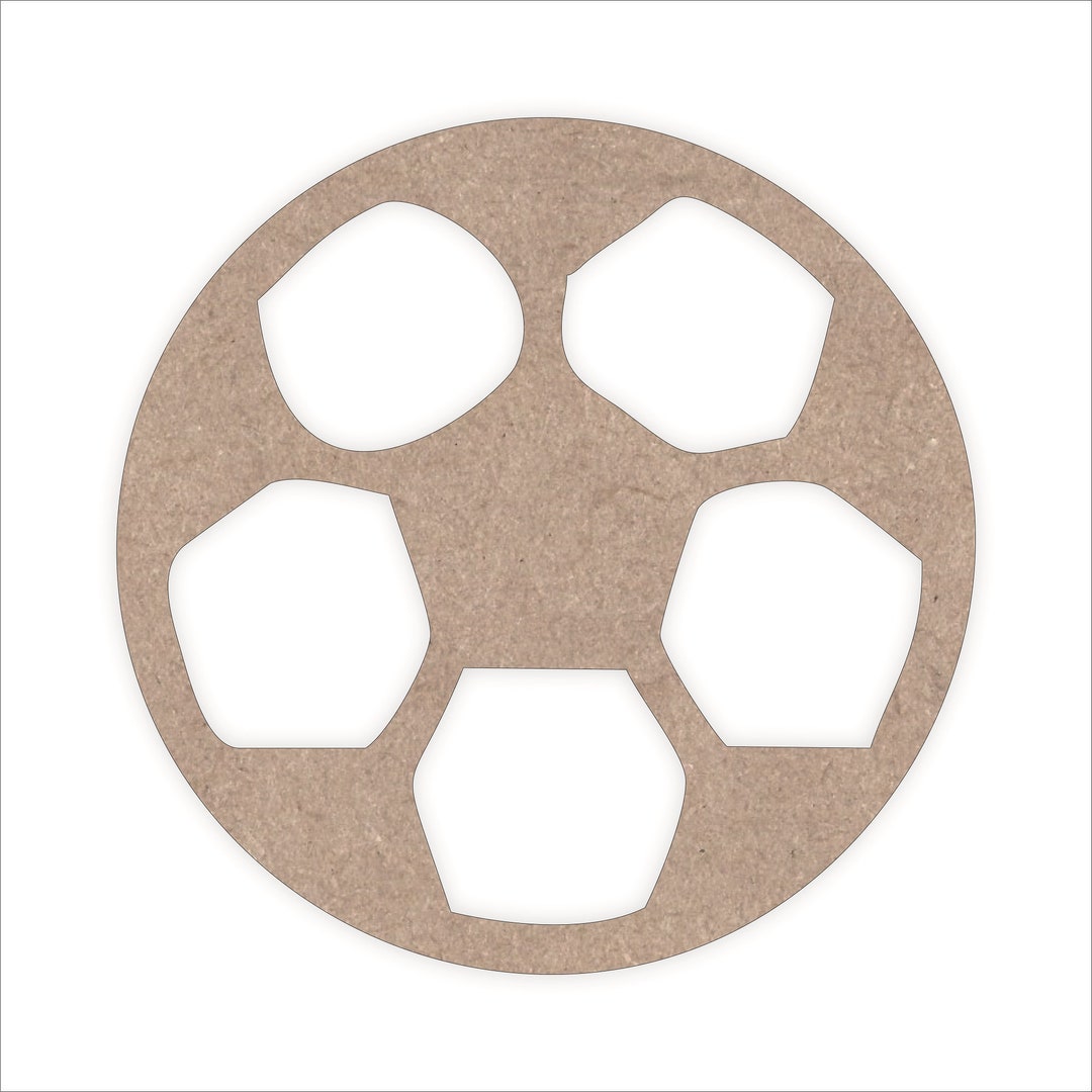 Wooden Football Craft Shape, MDF Embellishment, Sports Decor - Etsy